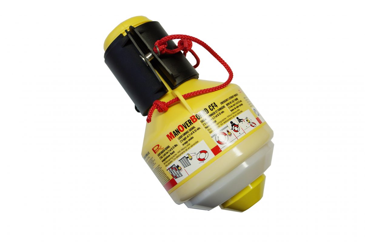 PyroPol ManOverBoard CF4, Light-Smoke-Signal with bracket -SOLAS ...