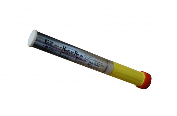 Handflare Red CF3, SOLAS – PyroPol GmbH
